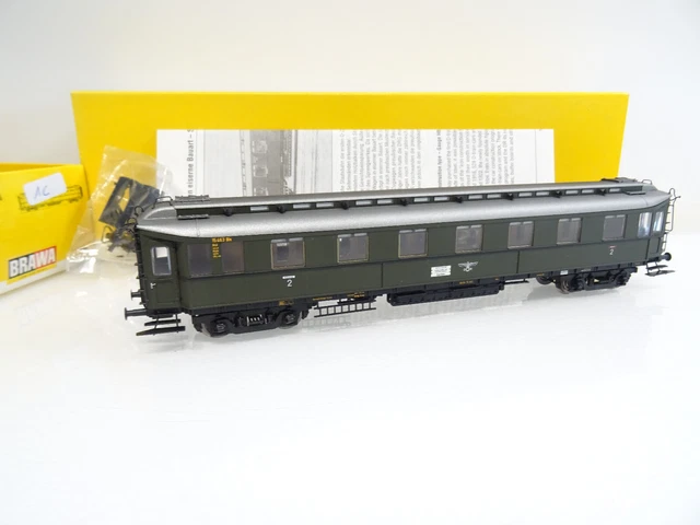 BRAWA H0 45210 AC Personenwagen B4ü 2.Kl. der DB in OVP LC5977 EUR 69 ...