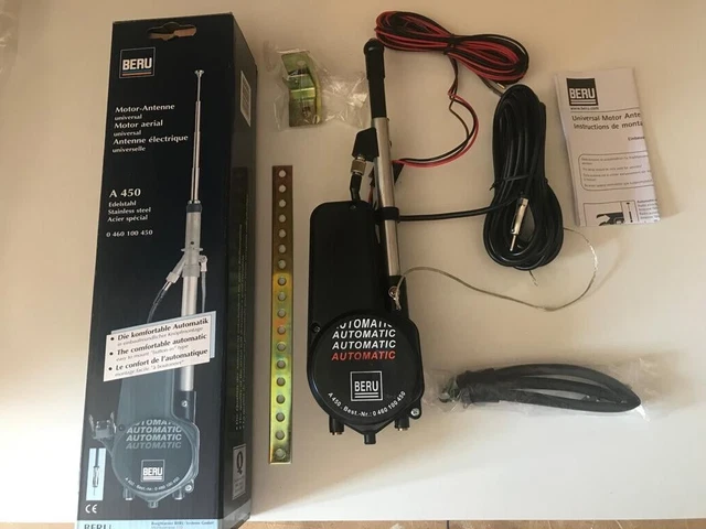 BERU A450 ELEKTRISCHE Antenne Automatik Mercedes W126 W201 W202 W124 ...
