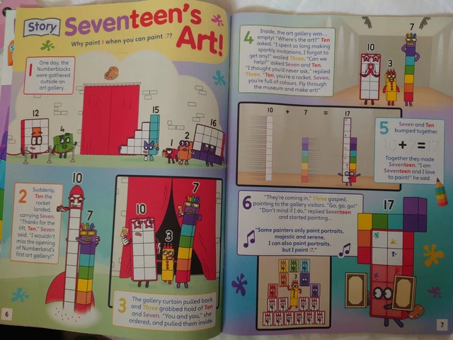 NEW CBEEBIES NUMBERBLOCKS Magazine Maths primary school Number Blocks ...