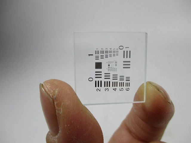 OPTICAL RESOLUTION TEST Board Resolving Power Test Target For Usaf1951 ...