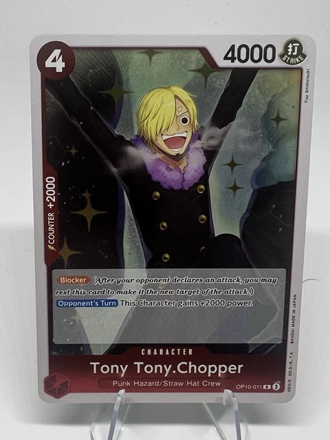 TONY TONY.CHOPPER OP10-011 Royal Blood One Piece Card Game English NM ...