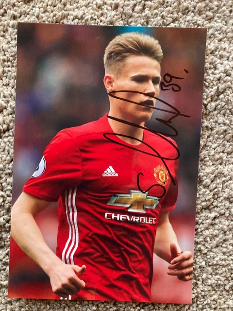 ORIGINAL HAND SIGNED photo of Scott McTominay Manchester United ...
