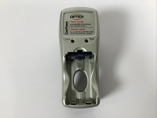 OPTEX CAMPOWER RAPID Charger for AA/AAA/NIMH/NiCd Batteries WORKS $15. ...