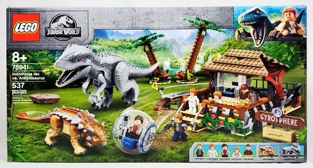 LEGO JURASSIC WORLD Set 75941 Indominus Rex Vs. Ankylosaurus New In ...