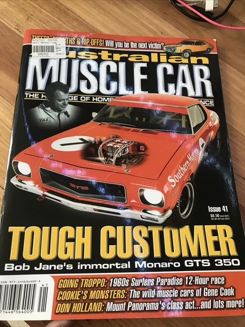AUSTRALIAN MUSCLE CAR Magazine Issue 41 MONARO GTS 350 JANE GENE HDT ...