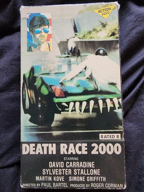 VHS: DEATH RACE 2000: Vintage Video 1989 rare cover release: Sylvester ...
