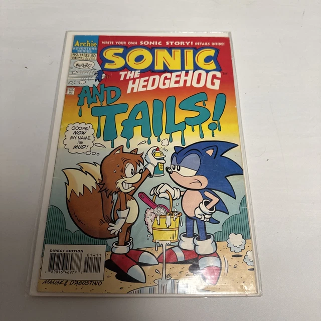 SONIC THE HEDGEHOG (and Tails) Archie Adventure Series Comic Book No ...