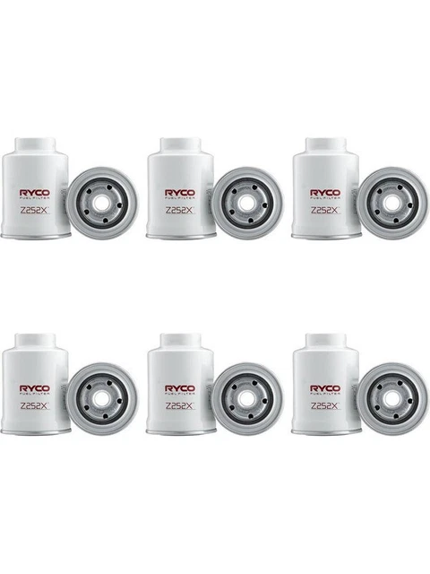 6 X RYCO Fuel Filter Z252X fits Toyota Dyna 150 3.0 LY212 D $210.60 ...