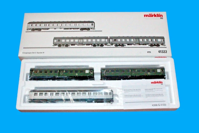 MARKLIN 41322 FAST Passenger Train Car Set 2 Excellent £88.08 - PicClick UK