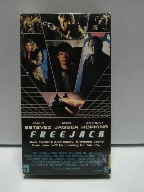 FREEJACK VHS TAPE 1992 Emilio Estevez~Mick Jagger~Anthony Hopkins £4.66 ...