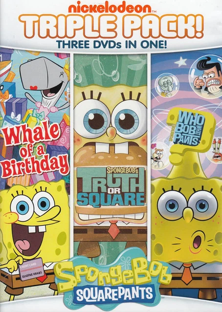 SPONGEBOB SQUAREPANTS : Triple Pack - (Baleine De Neuf DVD EUR 12,10 ...