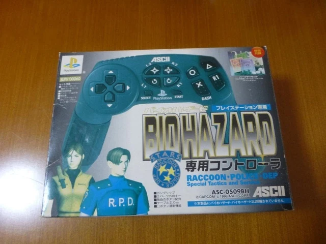 RARE ASCII BIOHAZARD Resident Evil Controller PS1 Japan Import Limited ...