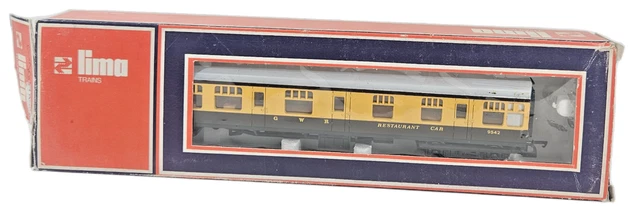 LIMA 305322 GWR Restaurant Car Coach 9542 OO Gauge Chocolate Cream ...