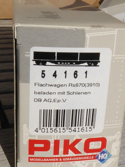 PIKO 54161 H0 Containertragwagen P &O Nedloyd der DB AG Epoche 5/6 sehr ...