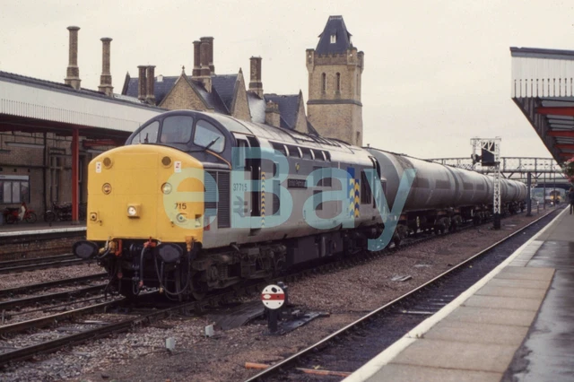 35MM RAILWAY SLIDE of Class 37 37715 @ Lincoln Copyright to Buyer £4.99 ...