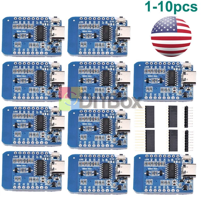 1-10X TYPE-C ESP8266 ESP-12 ESP12 WeMos D1 Mini WIFI Development Board ...