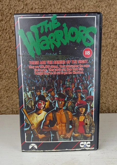 THE WARRIORS CLASSIC Original 1979 VHS Cassette CIC HiFi Hard Case 1988 ...