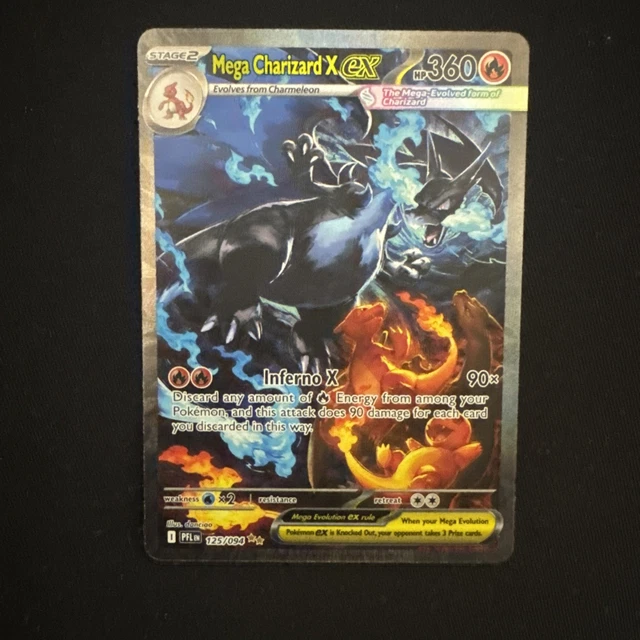 MEGA CHARIZARD EX 125/094 Phantasmal Flames SIR £516.70 - PicClick UK