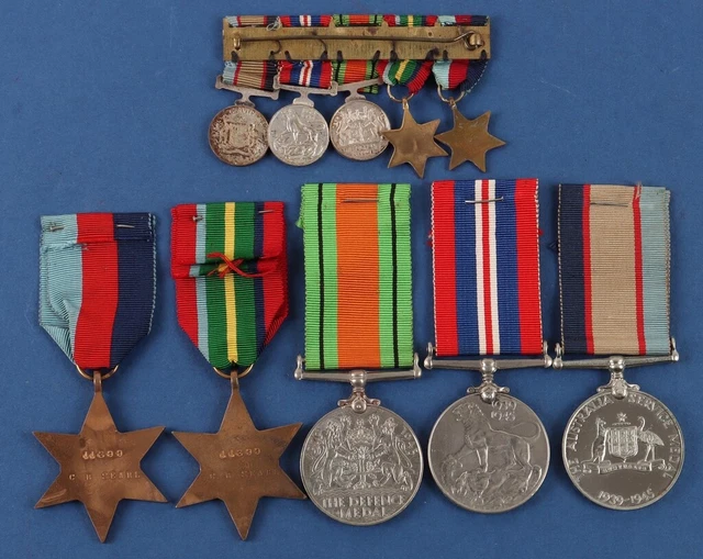 AUSTRALIA 1939-45 RAAF Flying Officer Pacific Star group of 5 medals ...