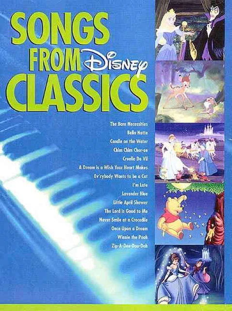 SONGS FROM DISNEY Classics: 21 Popular Disney Classics by Hal Leonard ...