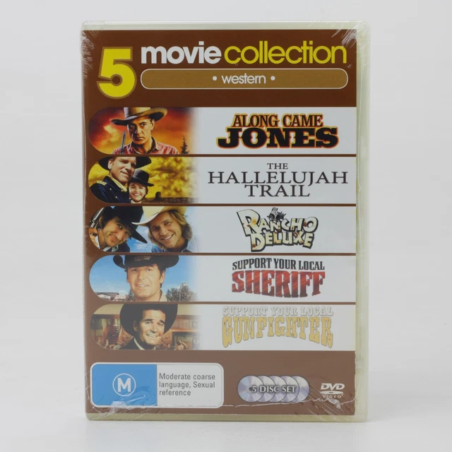 5 MOVIE WESTERN Collection DVD, Gary Cooper, Burt Lancaster, James ...