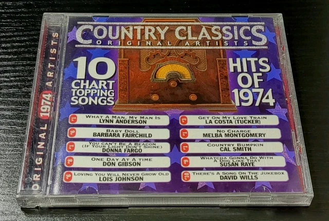 COUNTRY CLASSICS HITS Of 1974 CD Compilation Original Artists Full ...