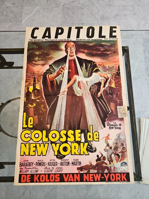 LE COLOSSE DE New York affiche belge originale film cinéma rare poster ...