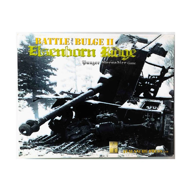 AVALANCHE WARGAME Battle of the Bulge #2 - Elsenborn Ridge (1st) w ...
