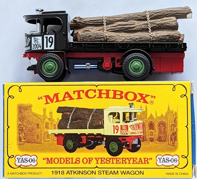 MATCHBOX CODE 2 Yesteryear YAS06 Atkinson 19th MICA UK Convention 1/13 ...