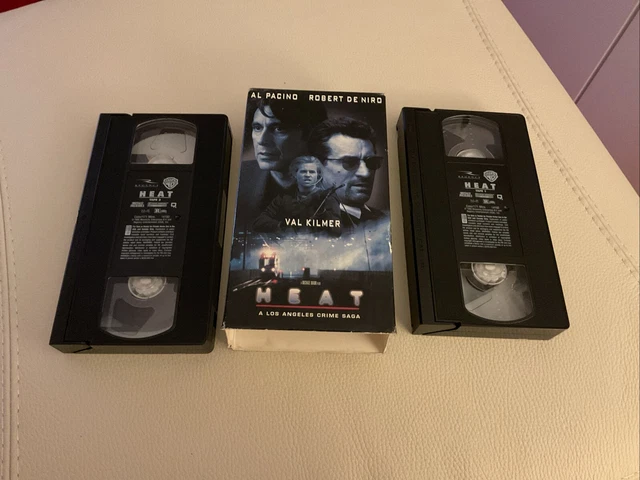 HEAT STARRING AL Pacino - Double VHS Video Cassette Box Set Rare USA ...