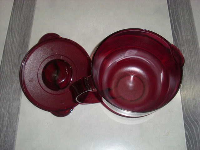 TUPPERWAVE 200, 1 Lt.,200 C.,TUPPERWARE, rot,1 Liter Kanne,Tupperware ...