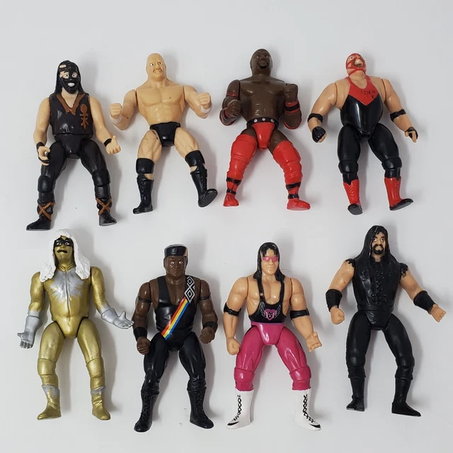 90S WWF JAKKS Micro Mini Action Figures 3" - Vintage Wrestling WWE ...