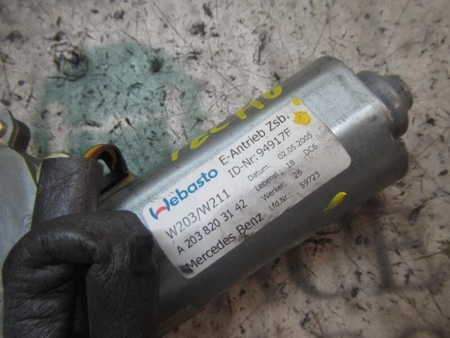 A2038203142 MOTEUR DE Toit Electrique Pour Mercedes-Benz Clase Cls W21 ...