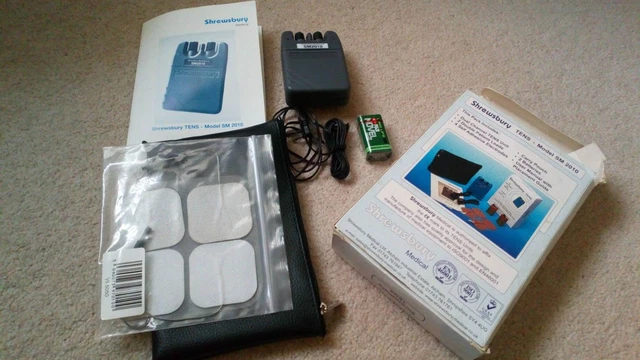 SHREWSBURY SM2010 TENS Machine dual channel for pain relief and ...