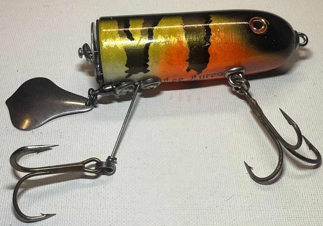 5& LEE LURE Metal Series Mini Flaptail "💲💲💲 Money"🤑 Topwater bait Musky ...