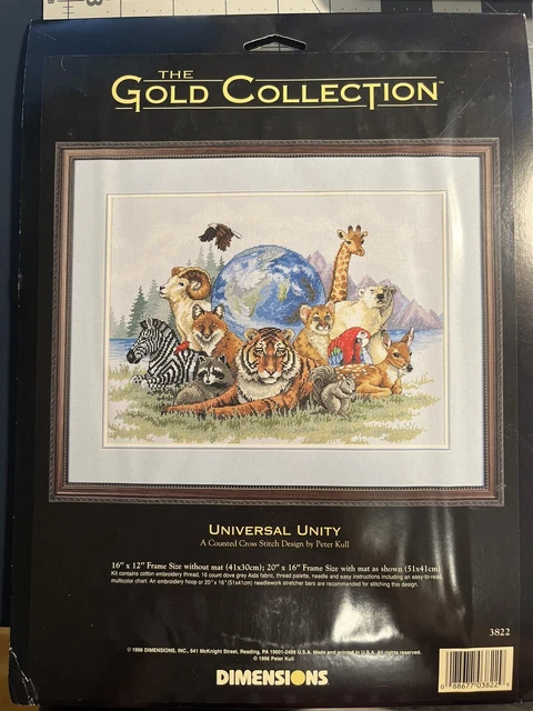 DIMENSIONS GOLD COLLECTION Cross Stitch Kit Universal Unity 3822 OOP ...