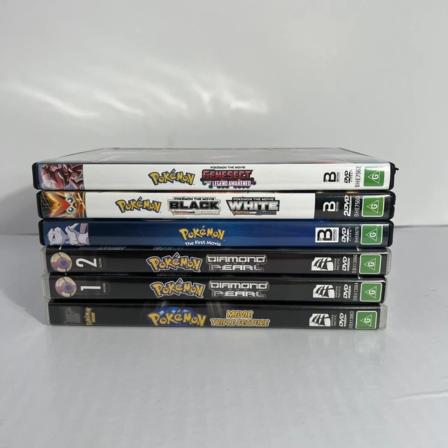 POKEMON DVD LOT TV Series and Pokémon Movie Bundle R4 Diamond Pearl ...