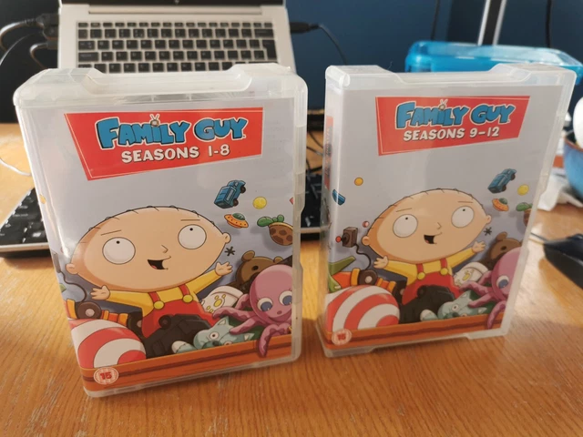 FAMILY GUY: SEASONS 1-12 DVD (2013) Seth MacFarlane cert 15 34 discs ...