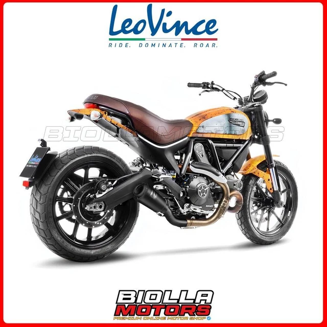 15206FB SILENCIEUX LEOVINCE Ducati Scrambler 800 Icon/Classic 2016 - Lv-10 Full EUR 278,90 ...