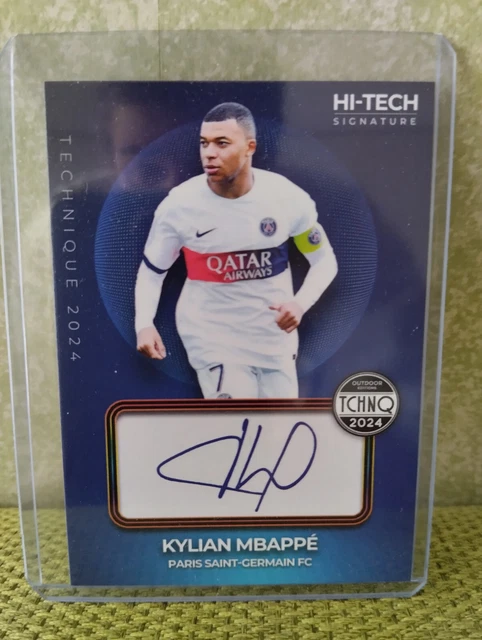 KYLIAN MBAPPE CARD Autografata Tecnica 2024 Outdoor. RARA EUR 40,00 ...