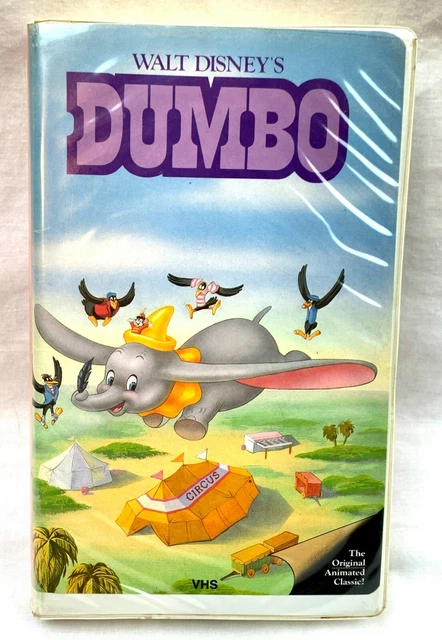 RARE WALT DISNEY'S Dumbo PINK SPINE VHS Disney Black Diamond Clamshell ... RARE WALT DISNEY'S Dumbo PINK SPINE VHS Disney Black Diamond Clamshell ...