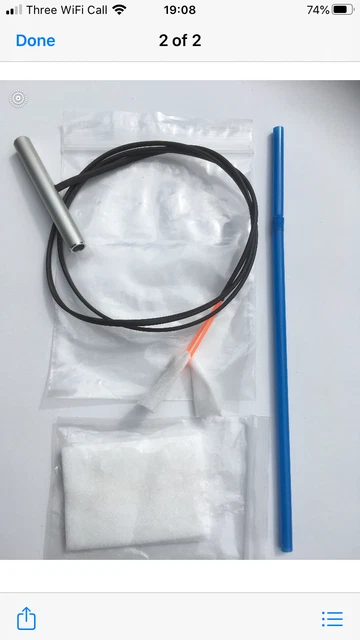 AIR RIFLE AIRGUN Pistol Rimfire pull through bore cleaning kit ...