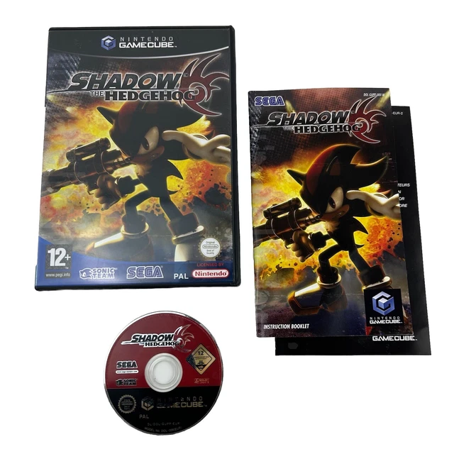 SHADOW THE HEDGEHOG Nintendo GameCube Game Sega Sonic Complete with ...
