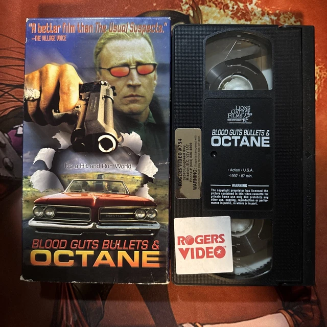 BLOOD GUTS BULLETS & Octane VHS (1997) Lions Gate Home Entertainment ...