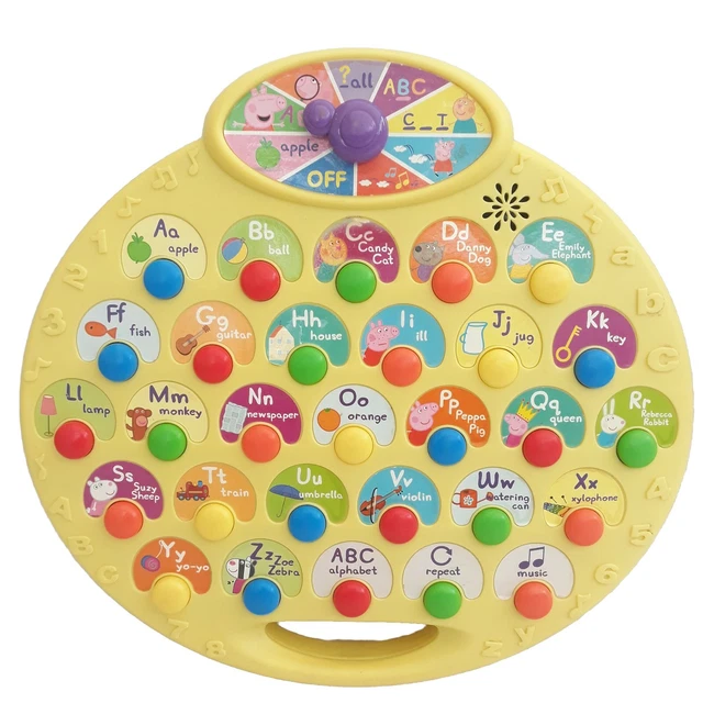 PEPPA PIG PHONICS Toy Tablet Alphabet Electronic Learning Musical Toy £ ...