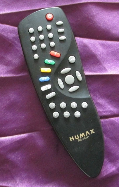 ORIGINAL HUMAX RS-101P SET TOP BOX Remote Control Tested and Operating ...