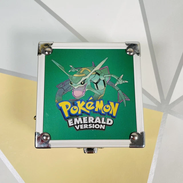 NINTENDO POKEMON EMERALD official Gameboy Advance SP Metal Box Case ...