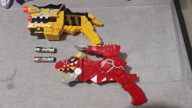 POWER RANGERS DINO Charge Deluxe Super Charge Morpher Blasters With ...