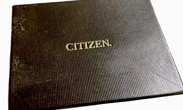 VINTAGE CITIZEN ECO drive Chronograph Wristwatch Presentation Black ...