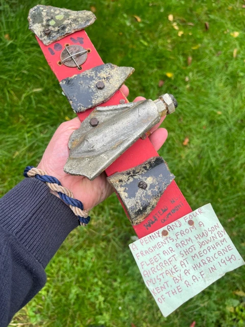 WW2 1940 LOCKHEED Hudson relic display, N7334, RAF PDU (Shot down ...